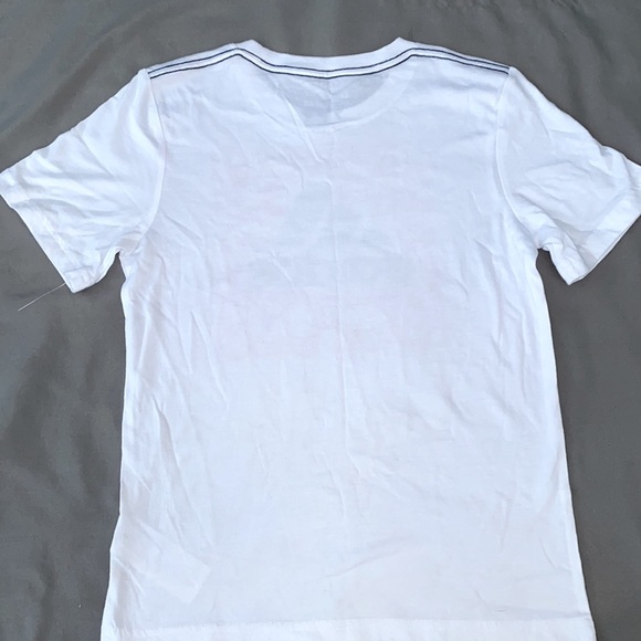 adidas | Shirts & Tops | Boys Size 7 White Adidass Go To Tee With ...